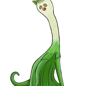 "Leek Cat - Cute onion - Feline Vegetable - Animal vegetables" Sticker ...