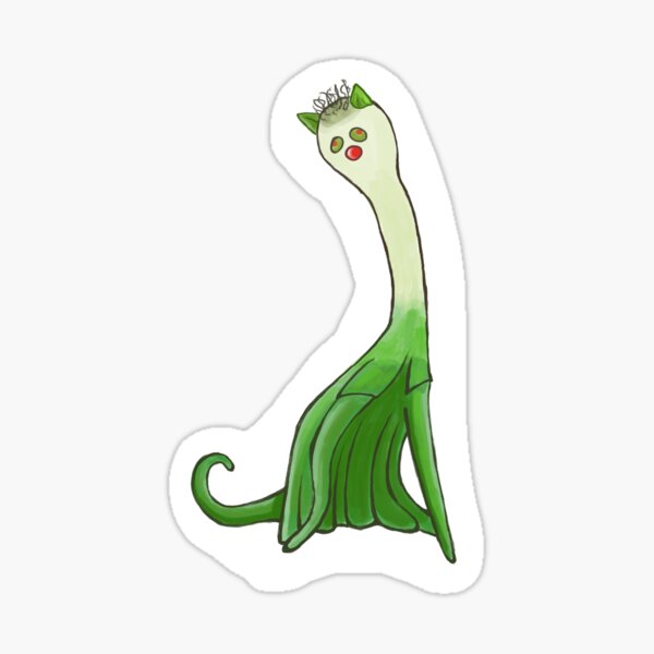 "Leek Cat - Cute onion - Feline Vegetable - Animal vegetables" Sticker ...
