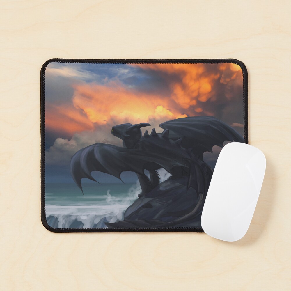 "Toothless - The Forbidden World - Waterfall Scene Fan Art Painting ...