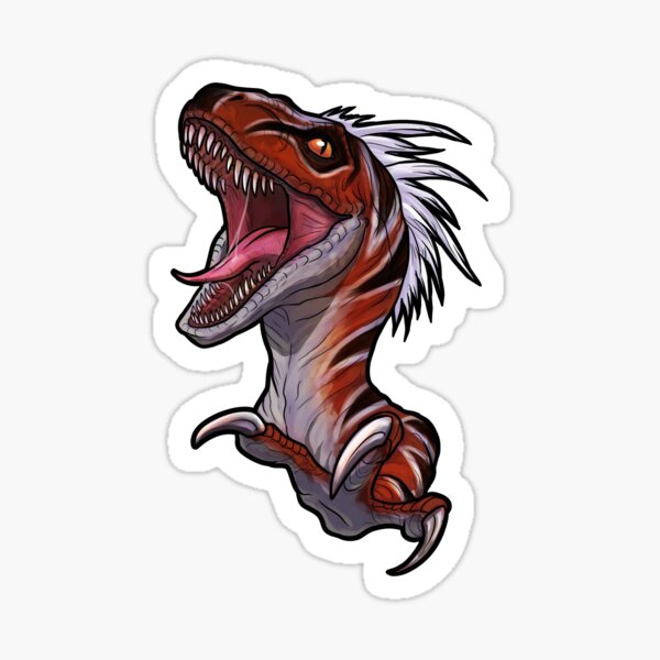 "Talon Raptor Primal Rage Retro Video Game Fan Art" Sticker for Sale by ...