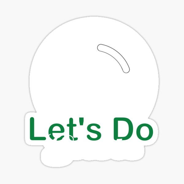 "Lets Do Shots" Sticker for Sale by TeeTimeGuys | Redbubble