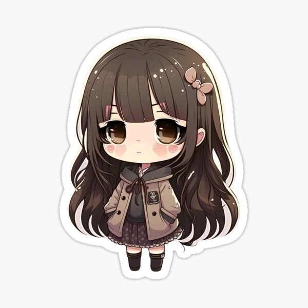 Samantha Anime Manga Girl Sticker For Sale By Saikodesigns Redbubble
