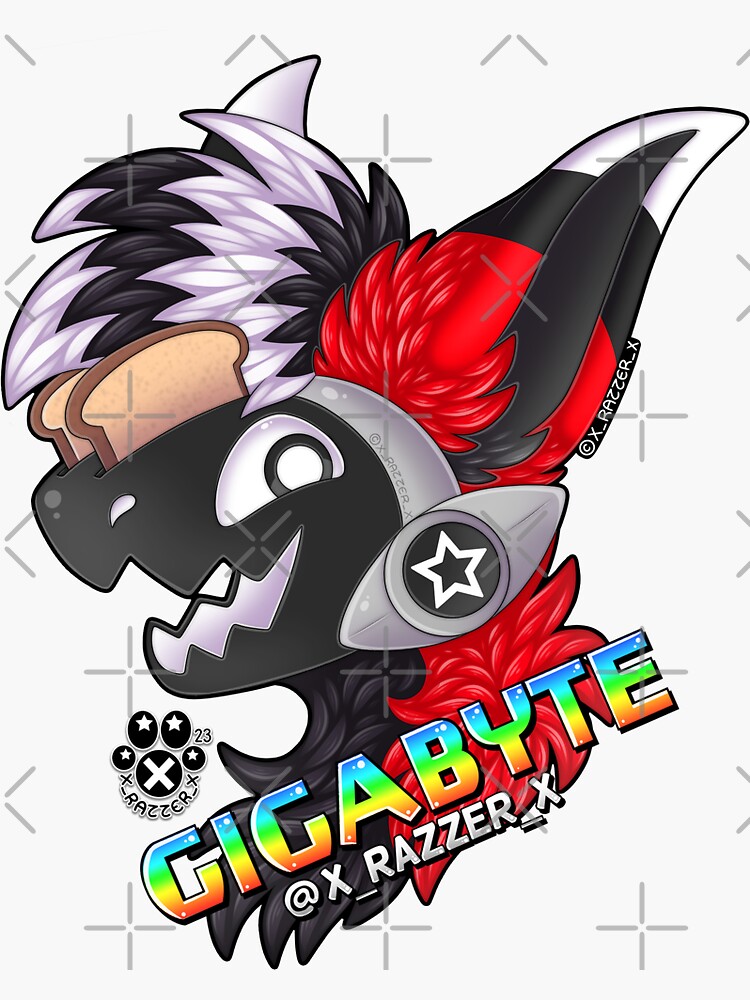 "Protogen!" Sticker for Sale by xRazzerx | Redbubble