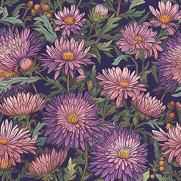 "Aster the Symbol of love & Daintiness" Sticker for Sale by Amy-May ...