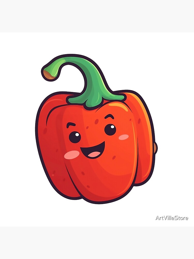 Happy paprika, paprika cartoon, paprika art, kids paprika, cute paprika ...