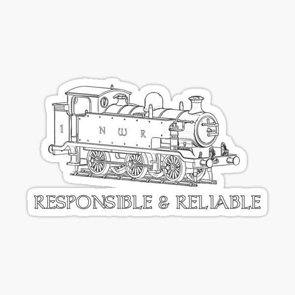 "LBSCR E2 Silhouette" Sticker for Sale by The Welsh Fireman | Redbubble
