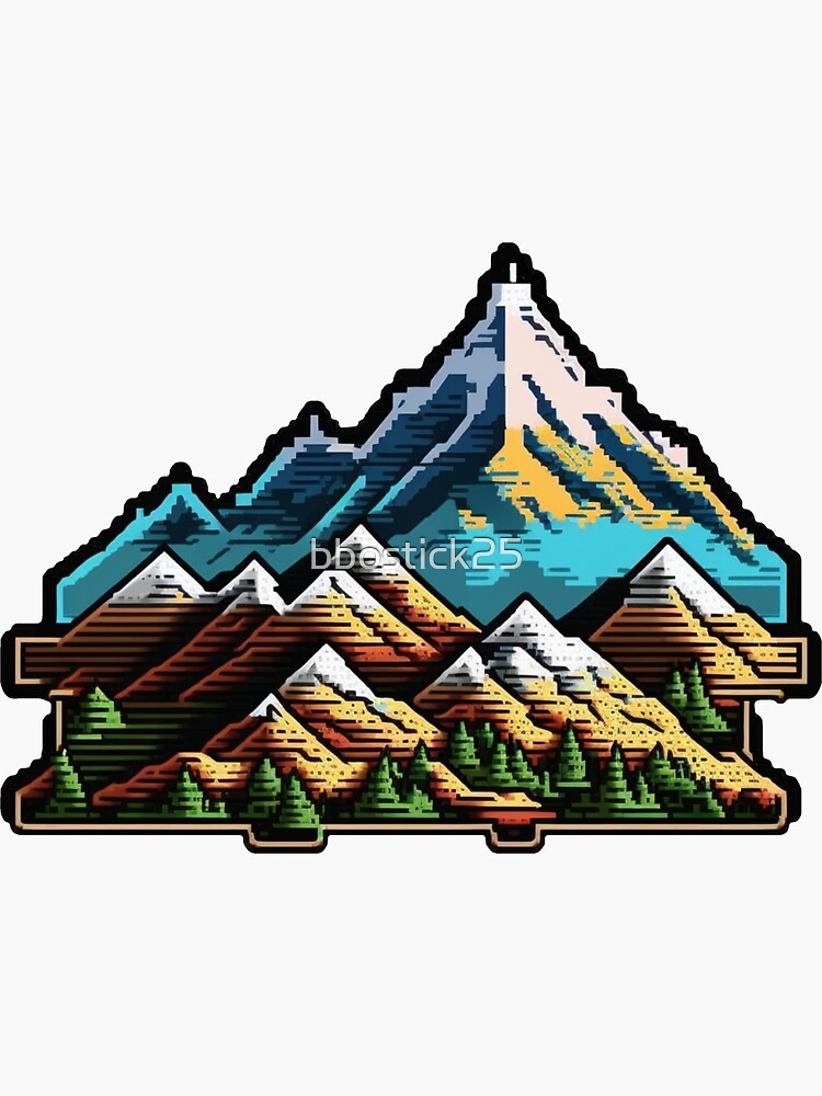 "8-Bit Escape" Sticker for Sale by bbostick25 | Redbubble