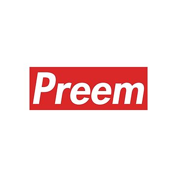 "Preem" Sticker for Sale by WarHaven | Redbubble