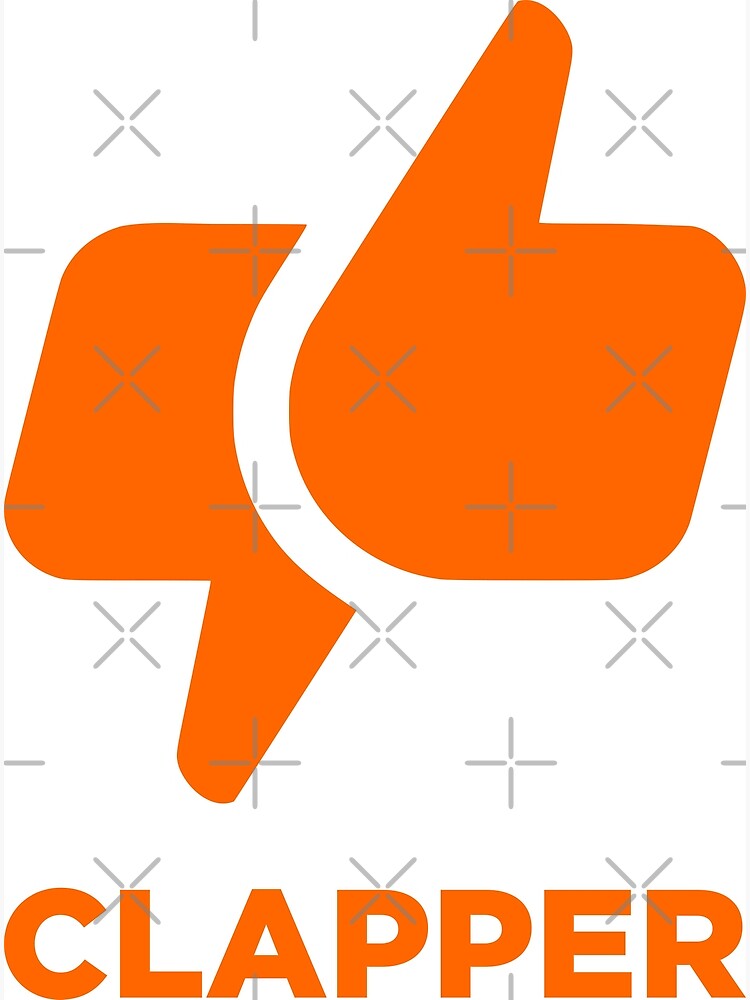 "Clapper App Merch (Authorized)" Poster for Sale by TexaradoDesigns ...