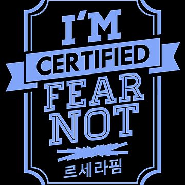 "Certified LE SSERAFIM FEARNOT" Sticker for Sale by skeletonvenus ...