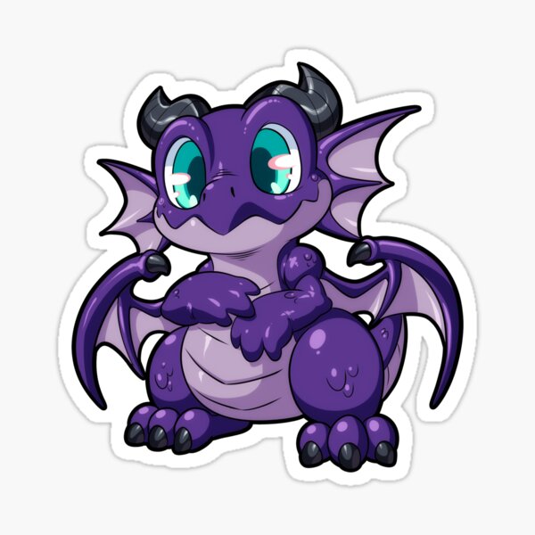 "Chibi Dragon" Sticker for Sale by RCaseStuff | Redbubble