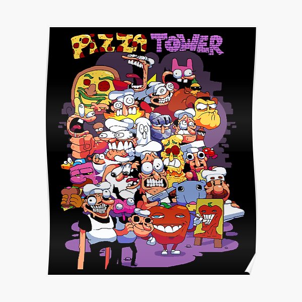 "Pizza Tower" Poster for Sale by Holmes21Jackson | Redbubble