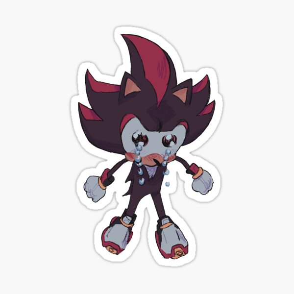 "Crying Shadow" Sticker for Sale by EllenEvans74 | Redbubble
