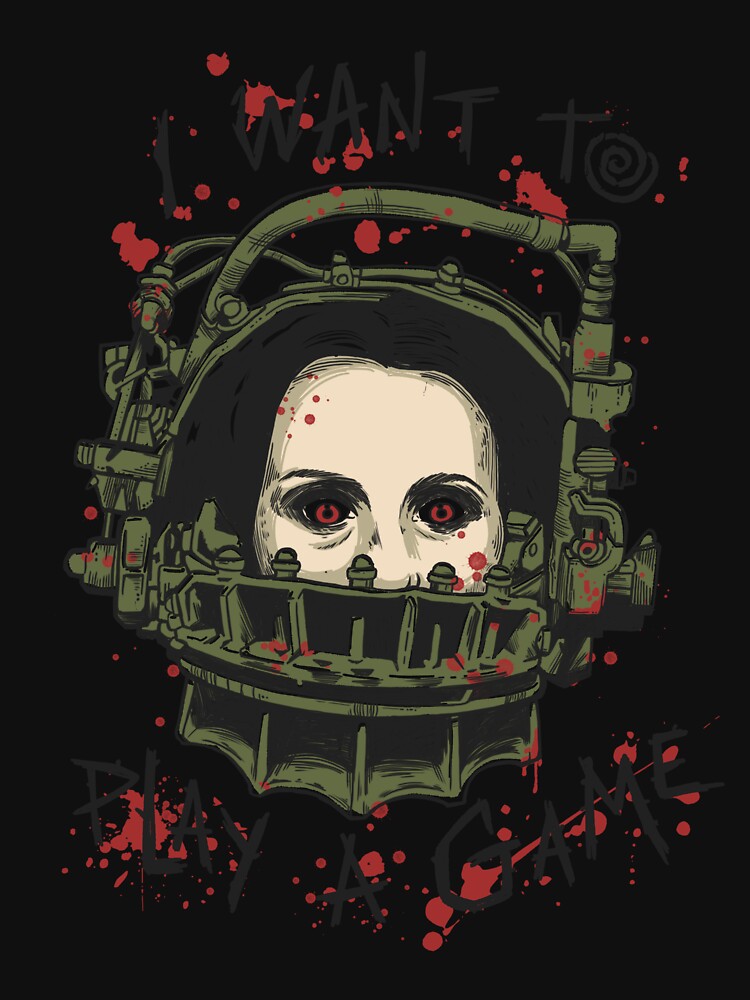 Jigsaw T-Shirt, Camiseta Jigsaw Horror Film, Horror Halloween Film ...