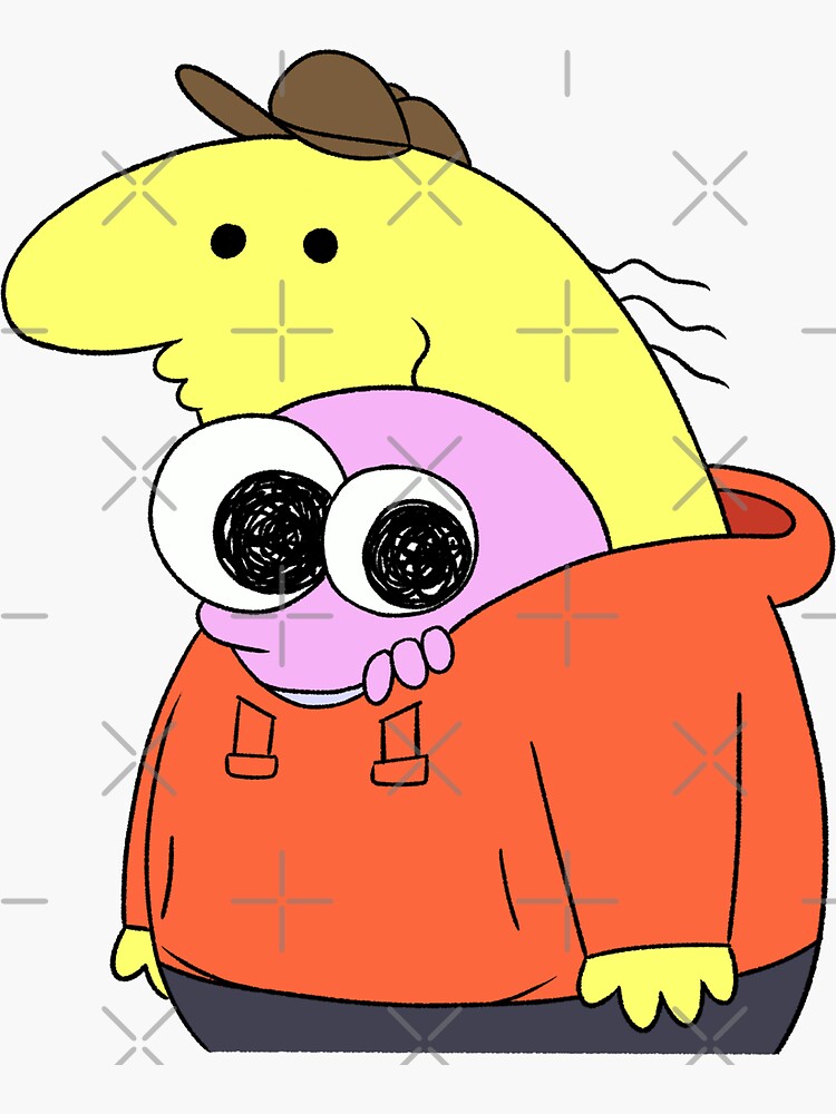 "Pim And Charlie" Sticker for Sale by MarLovesCheese | Redbubble