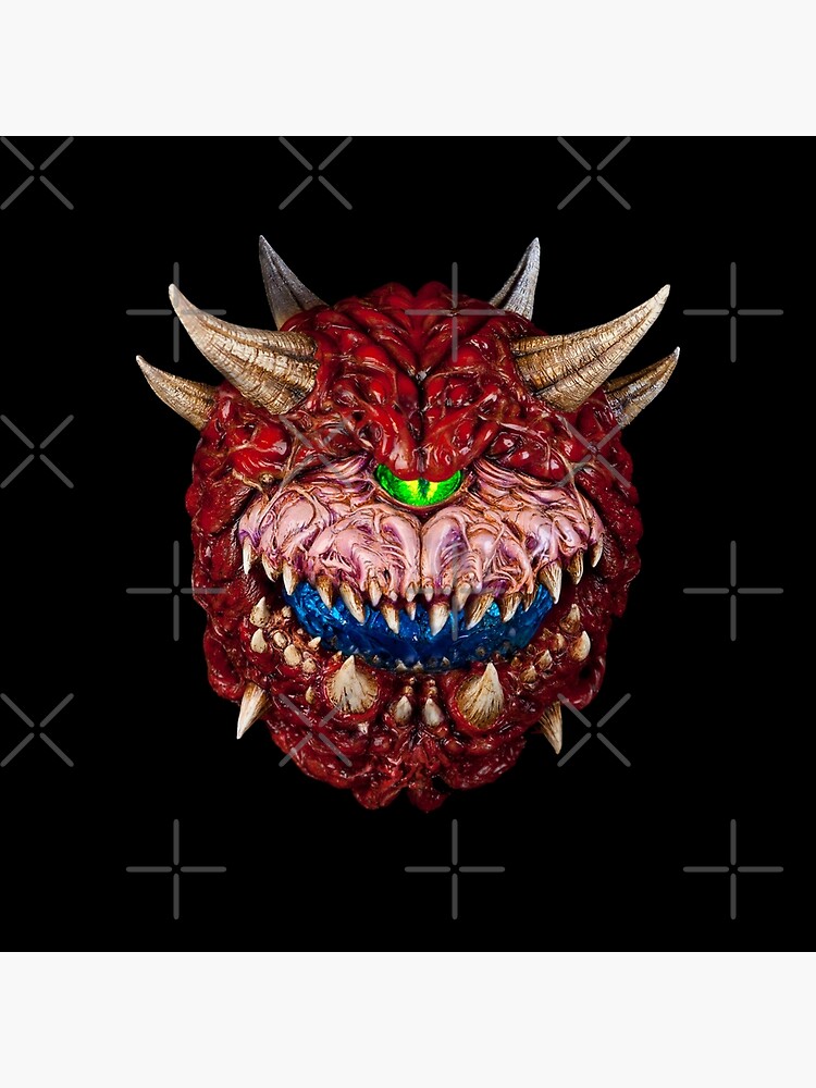 "DOOM Cacodemon " Poster by SnippyPie | Redbubble