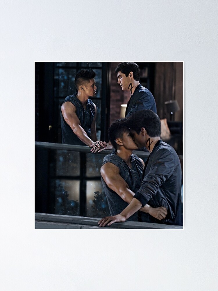 "Malec Kiss" Poster by nathsmagic | Redbubble