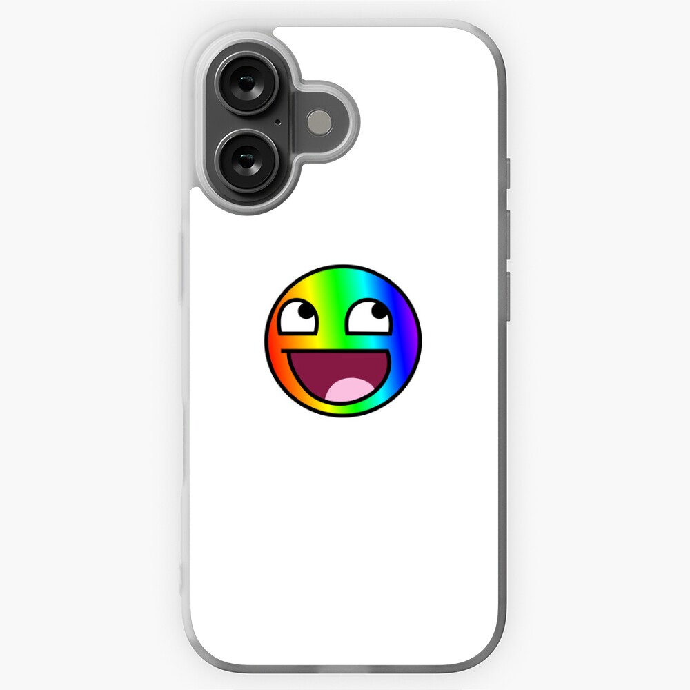 "rainbow gradient epic face sticker" Sticker for Sale by cathacks ...