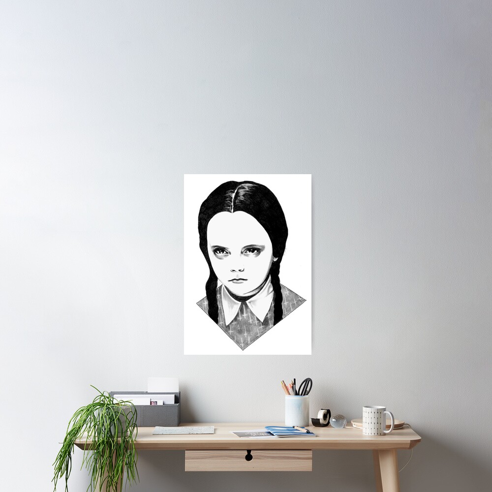 "Wednesday Addams" Poster by BlackCultDesign | Redbubble