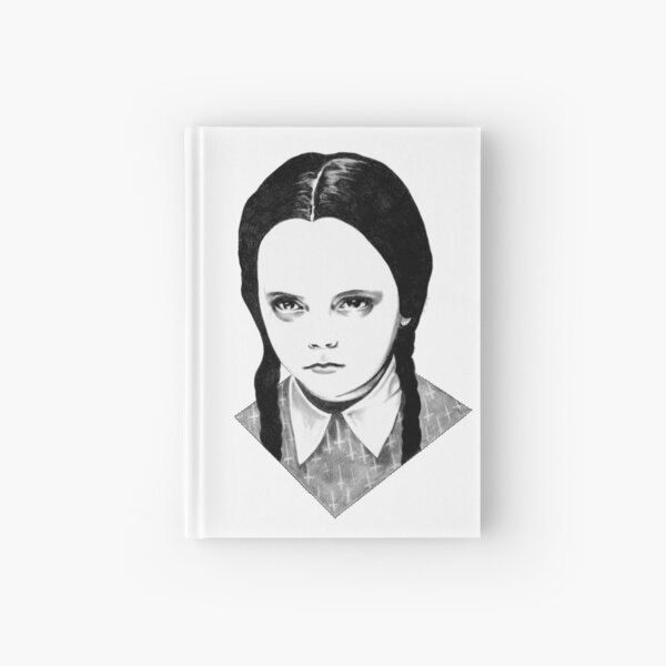 "Wednesday Addams" Hardcover Journal for Sale by BlackCultDesign ...