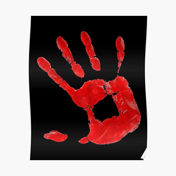 "Red Right Hand" Poster by Luigi-Jekan | Redbubble