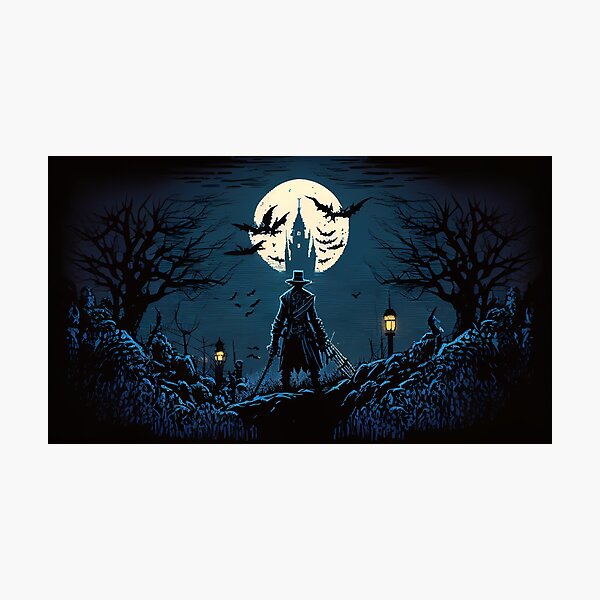 "Bloodborne Wallpaper (8-Bit Design)" Photographic Print for Sale by ...