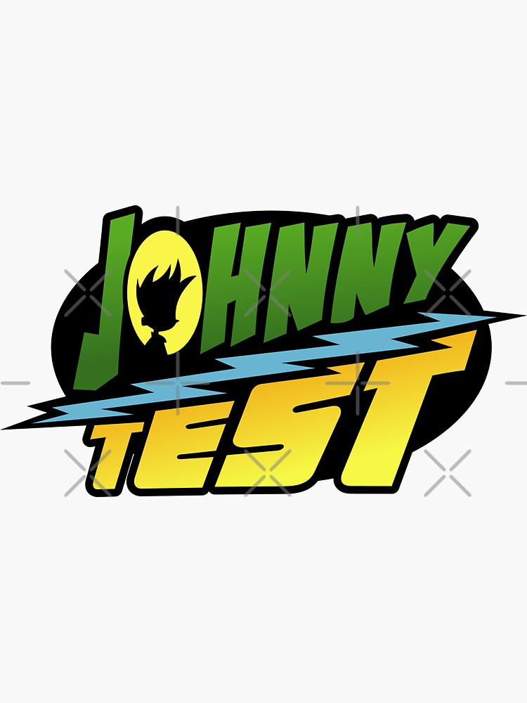 "Johnny Test Logo" Sticker for Sale by TheDeepMachine | Redbubble
