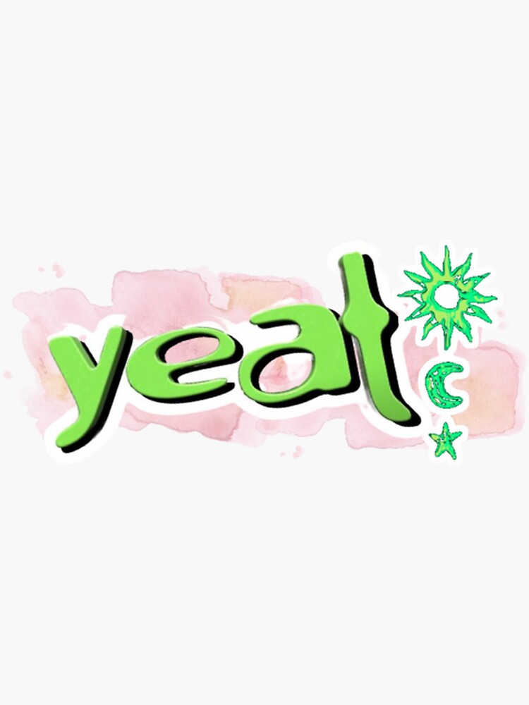 "yeat logo" Sticker for Sale by East Workshop | Redbubble