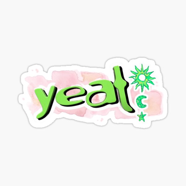"yeat logo" Sticker for Sale by East Workshop | Redbubble