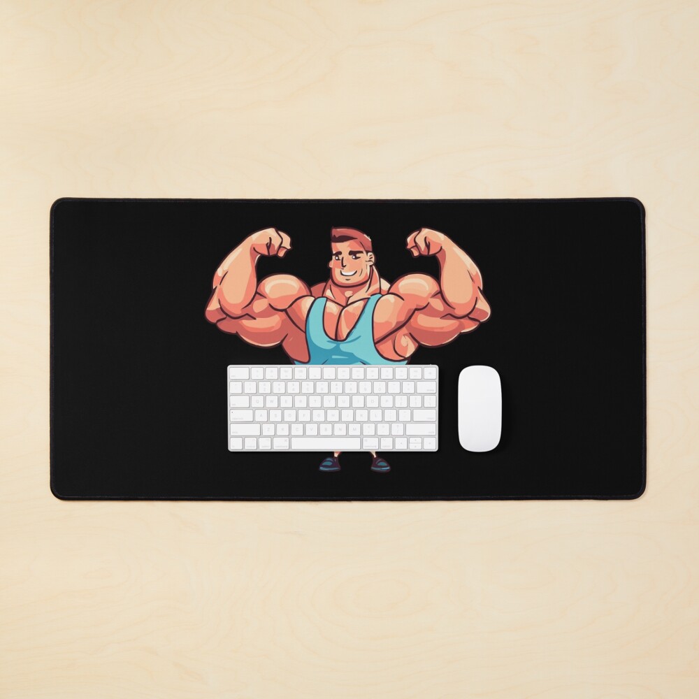 "Show off your huge biceps" Sticker for Sale by muscledaddies | Redbubble