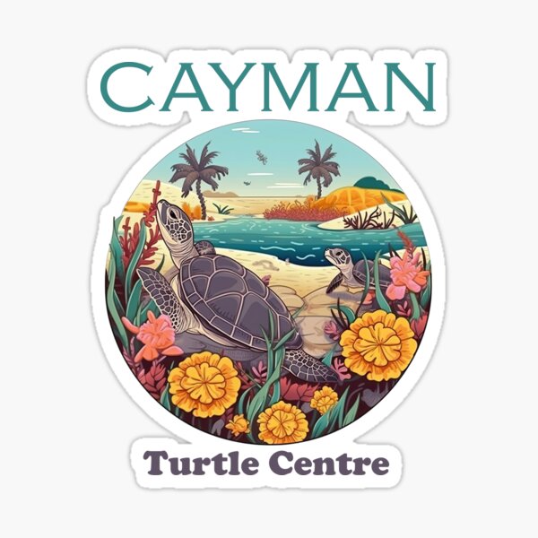 "Cayman turtle centre" Sticker for Sale by TeePulseMania | Redbubble