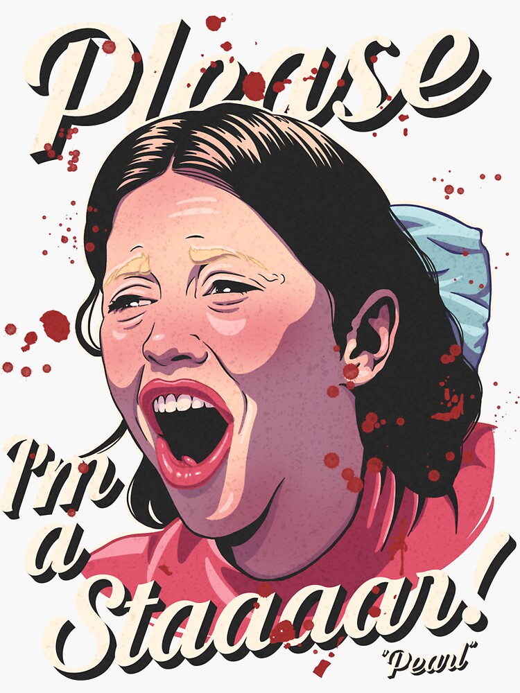 "Pearl - Please I'm a Star" Sticker by aartmoore | Redbubble