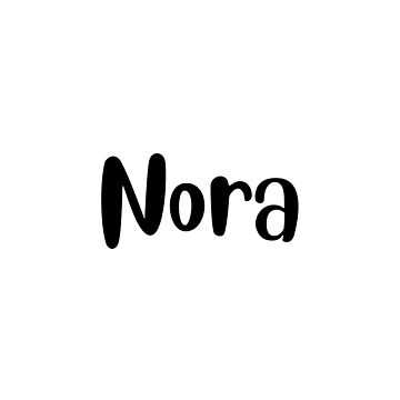 "Nora" Sticker for Sale by RobertsArtCo | Redbubble
