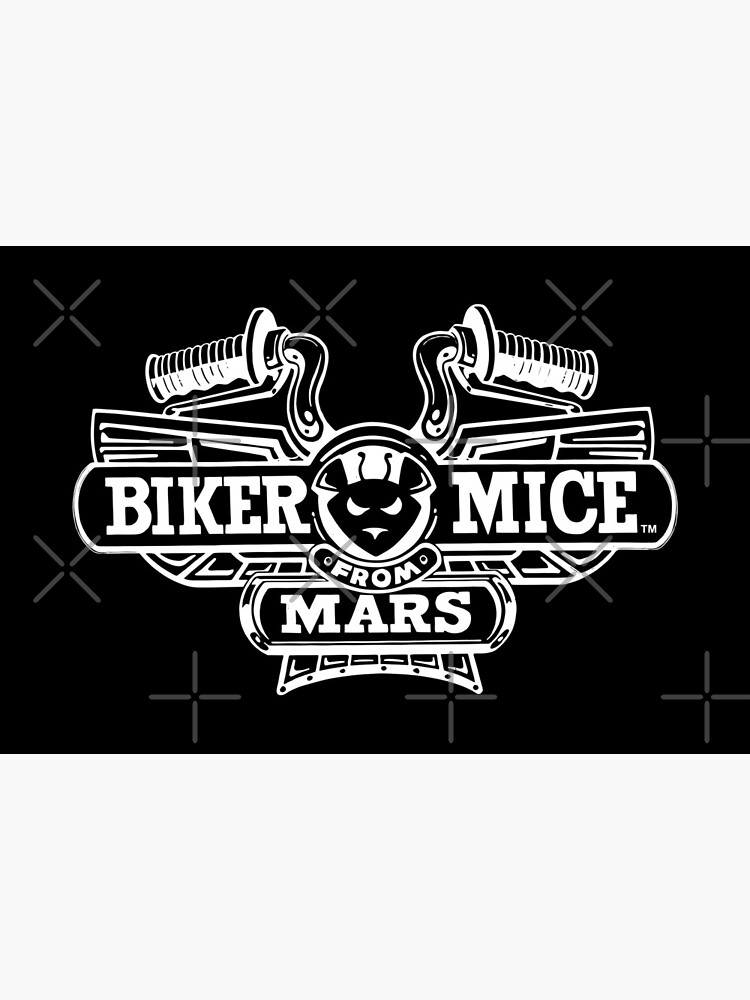 "Biker Mice from Mars LOGO v1 W" Art Board Print by JCBA | Redbubble