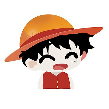 "Luffy Chibi - Pre Time-Skip Version" Sticker for Sale by ...