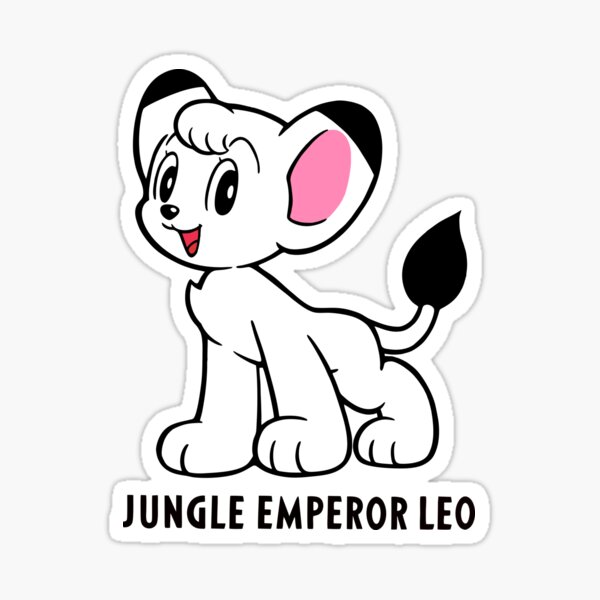 "Jungle Emperor Leo v1/劇場版 ジャングル大帝 /Gekijōban Janguru Taitei" Sticker ...