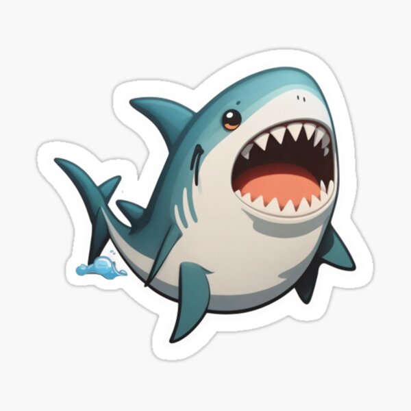 "Shark Week" Sticker for Sale by StudioRobinNL | Redbubble