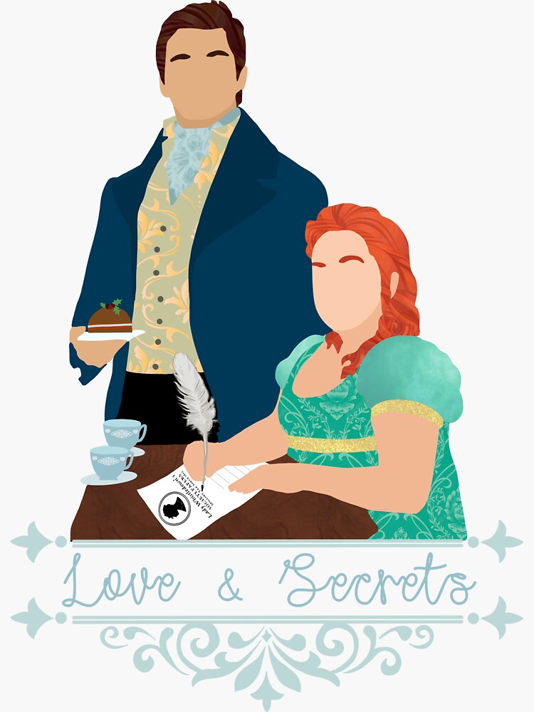 "Bridgerton - Colin and Penelope " Sticker for Sale by rachaelthegreat ...
