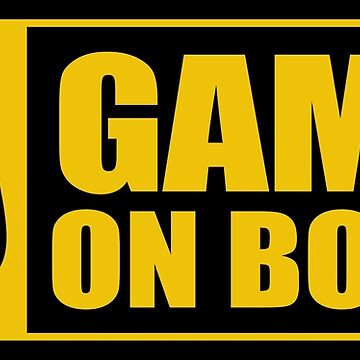 "Signal - GAMER on board" Sticker by AreaStickers | Redbubble