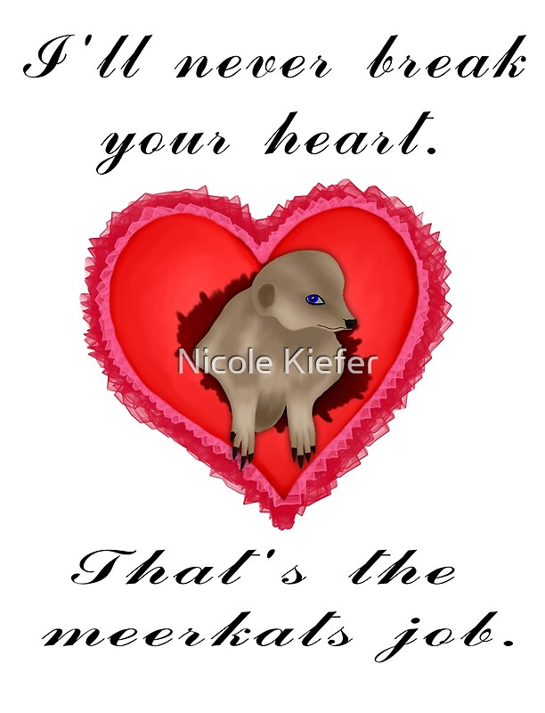 "I'll never break your heart" by Nicole Kiefer | Redbubble