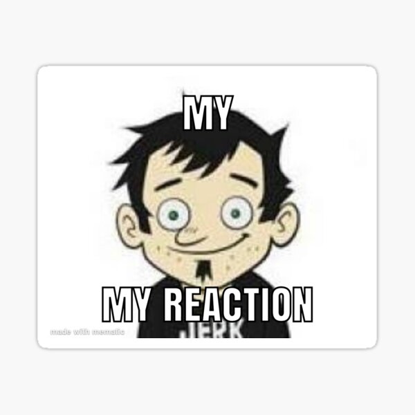 "Dan Vs. My Reaction" Sticker for Sale by marleey | Redbubble
