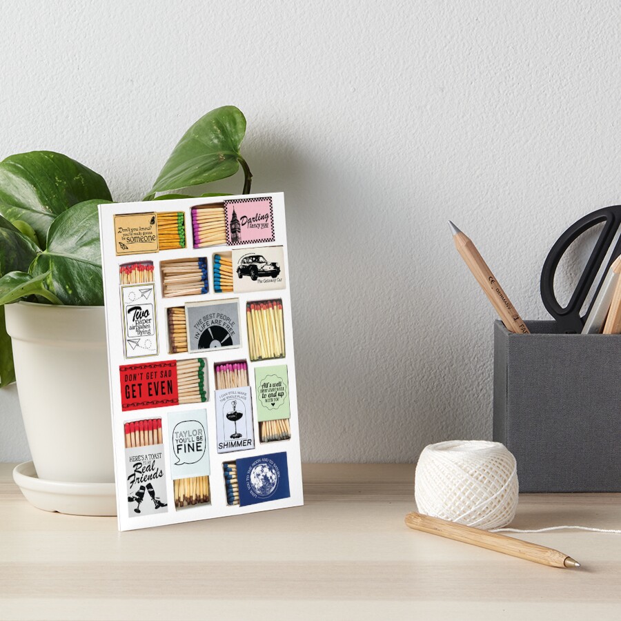 "Taylor Swift Themed Matchbox Collection Design (2)" Poster for Sale by ...