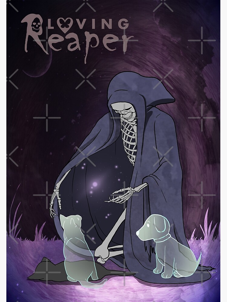 "Their last friend - Loving Reaper" Poster for Sale by JennyJinya ...