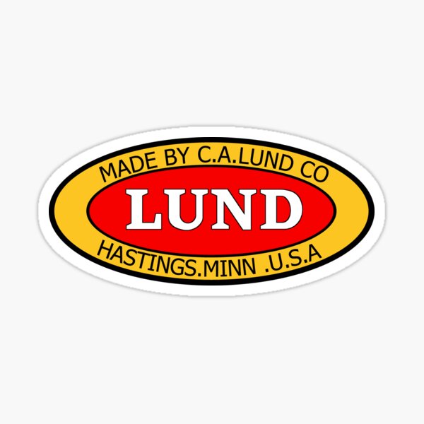 "C.A. LUND Ski logo " Sticker for Sale by Hill-60 | Redbubble