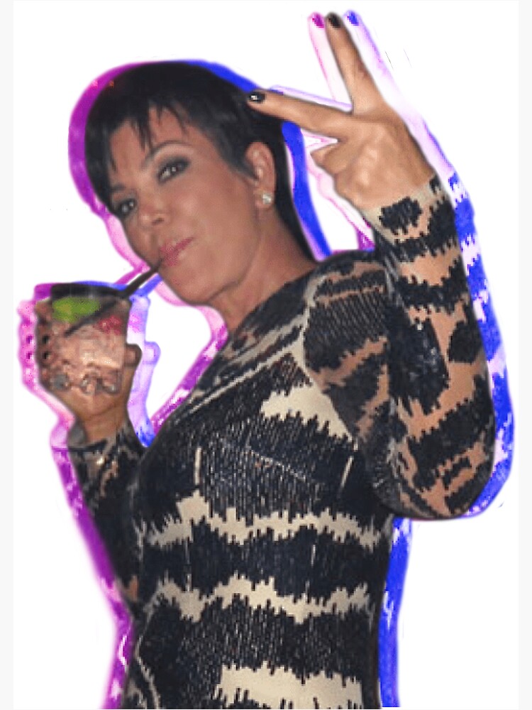"Kris Jenner Sticker" Magnet for Sale by alyssamio | Redbubble