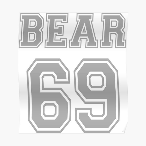 "Cool Bear Pride sport Bear 69" Poster for Sale by glx72 | Redbubble