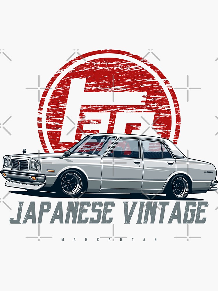 "Japanese Vintage. Cressida RX30" Sticker for Sale by OlegMarkaryan ...