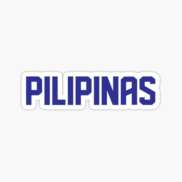 "PILIPINAS SHIRt" Sticker for Sale by ausomekidjuan | Redbubble