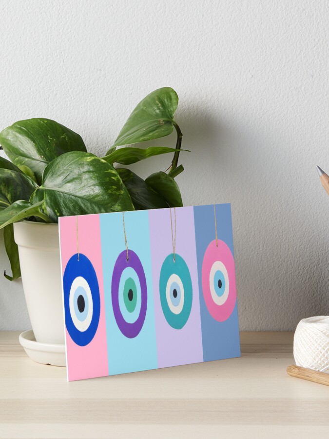 "The Rainbow Evil Eye" Art Board Print for Sale by pinkydreams | Redbubble