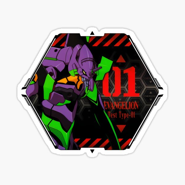"Rebuild of Evangelion EVA TEST TYPE 01 / ヱヴァンゲリヲン新劇場版" Sticker for ...